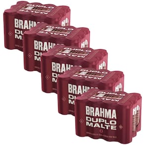 Cerveja Brahma Duplo Malte Lata 350ml - 60 Unidades