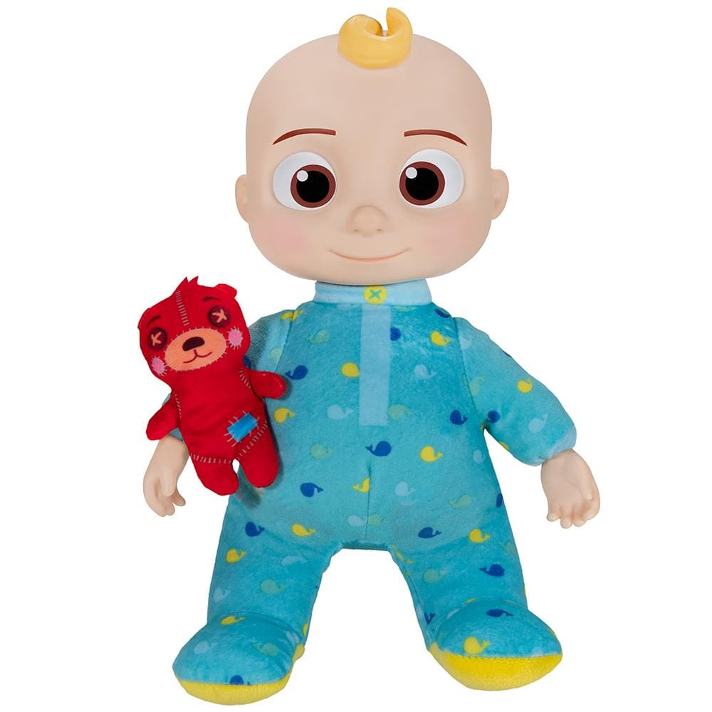 Boneco Musical Cocomelon JJ Hora de Dormir 3307 Candide 27 cm