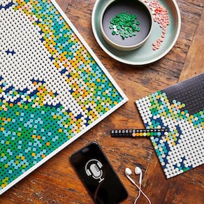 LEGO ART Mapa do Mundo 31203 11695 Pecas