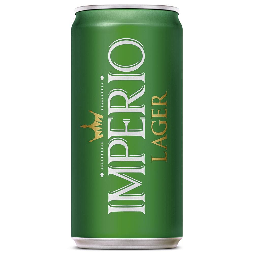 Cerveja Imperio Lager Puro Malte Lata 269ml Pack - 12 Unidades