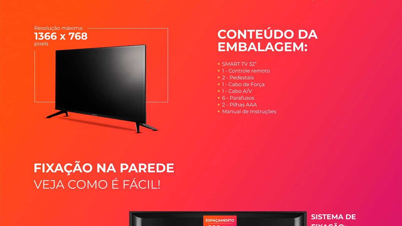 Smart TV 32" Aiwa HD AWS-TV-32-BL-02-A | Extra