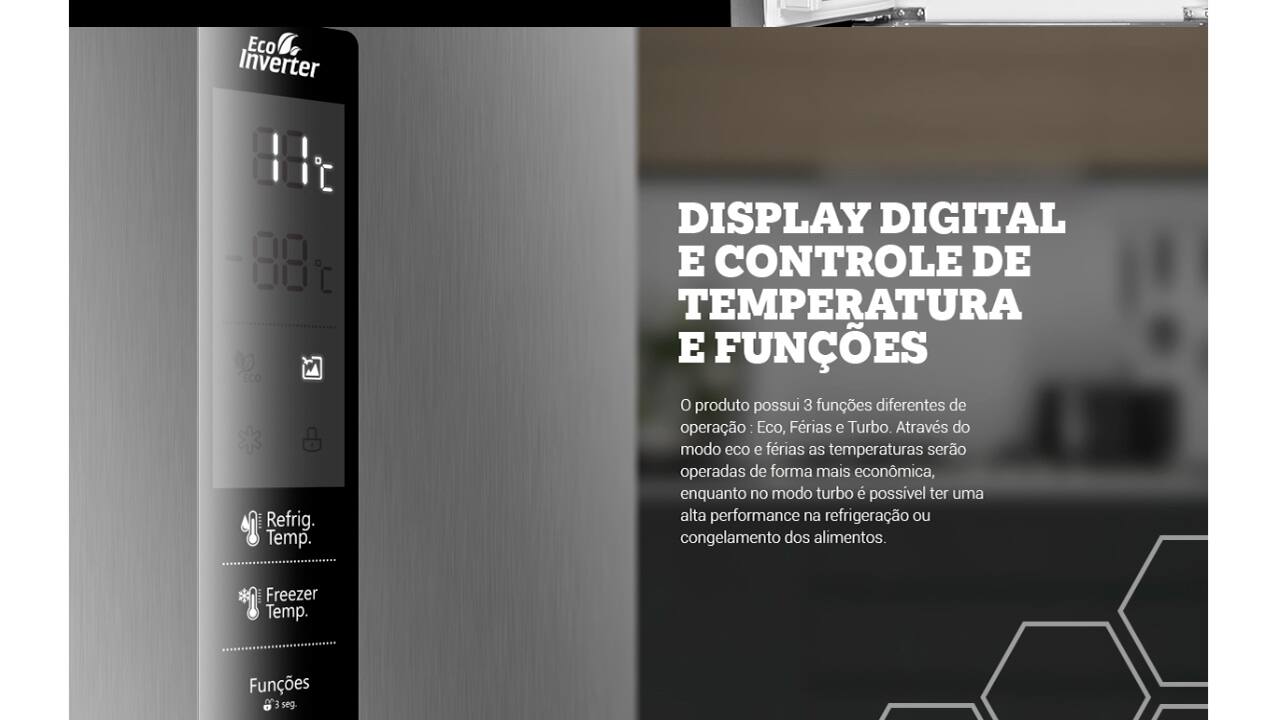 Geladeira Philco French Door Eco Inverter | Casas Bahia