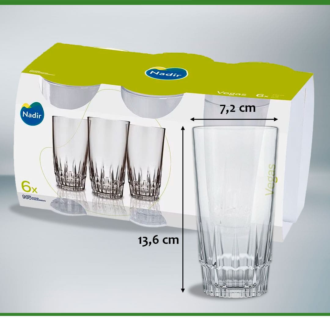 Conjunto de Copos Long Drink Nadir Vegas | Ponto
