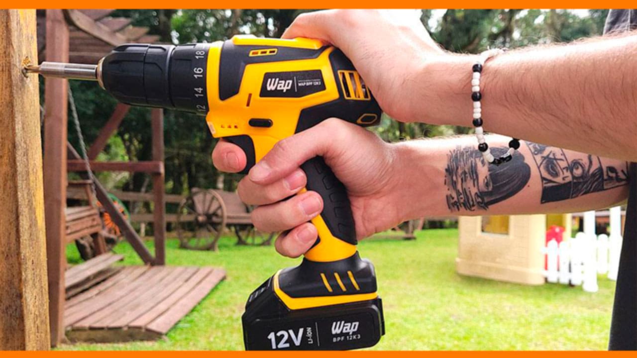 Parafusadeira e Furadeira WAP BPF 12K3 Carregador | Ponto