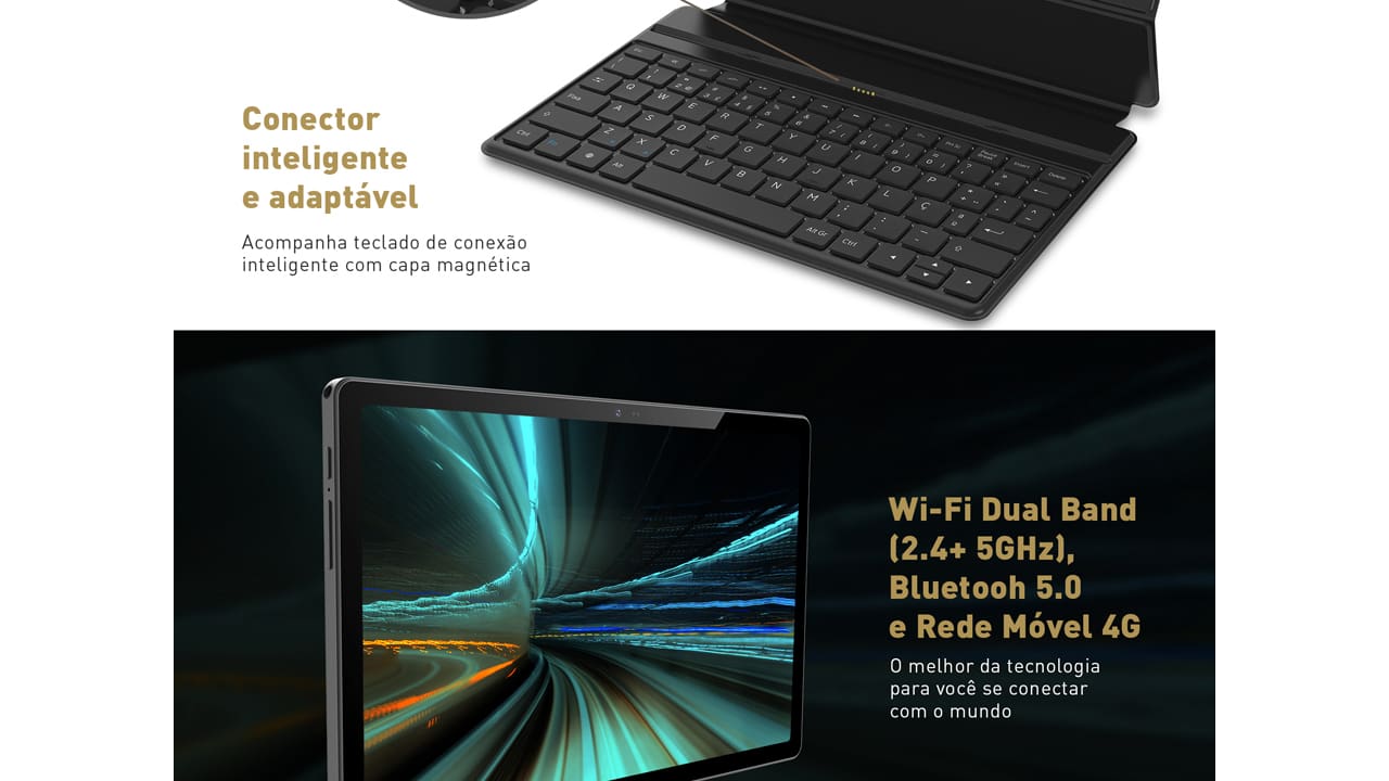 Tablet VAIO TL10 Tela 10.4” 2K, 128GB, | Ponto