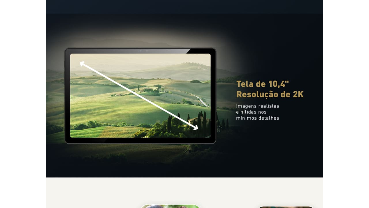 Tablet VAIO TL10 Tela 10.4” 2K, 128GB, | Ponto