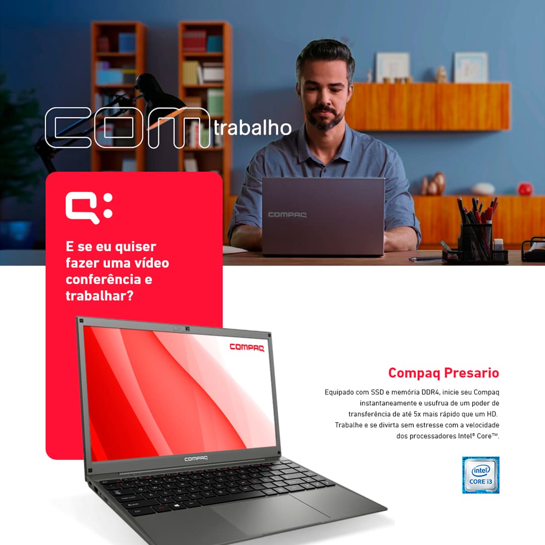 Notebook Compaq Presario 435 Intel® Core™ | Casas Bahia