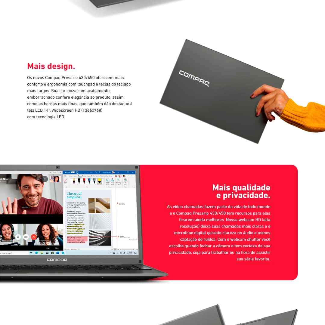 Notebook Compaq Presario 435 Intel® Core™ | Casas Bahia