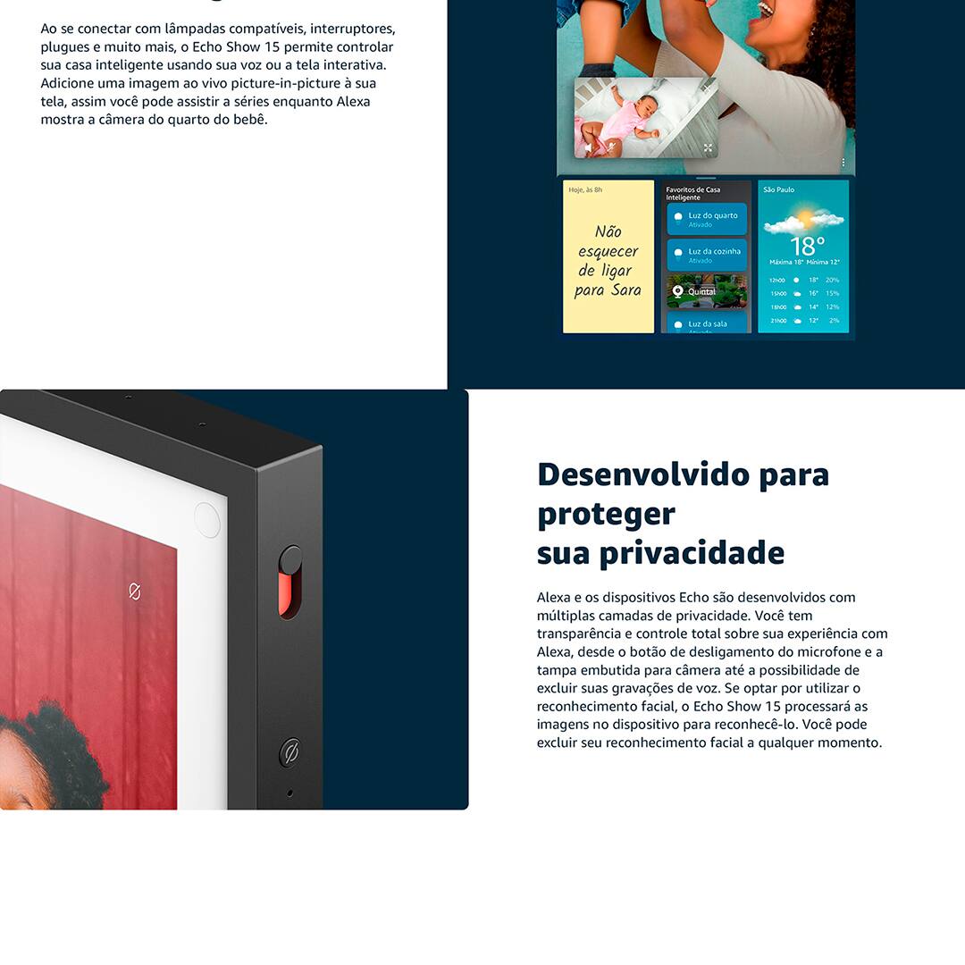 Echo Show 15 Smart Display Full | Extra