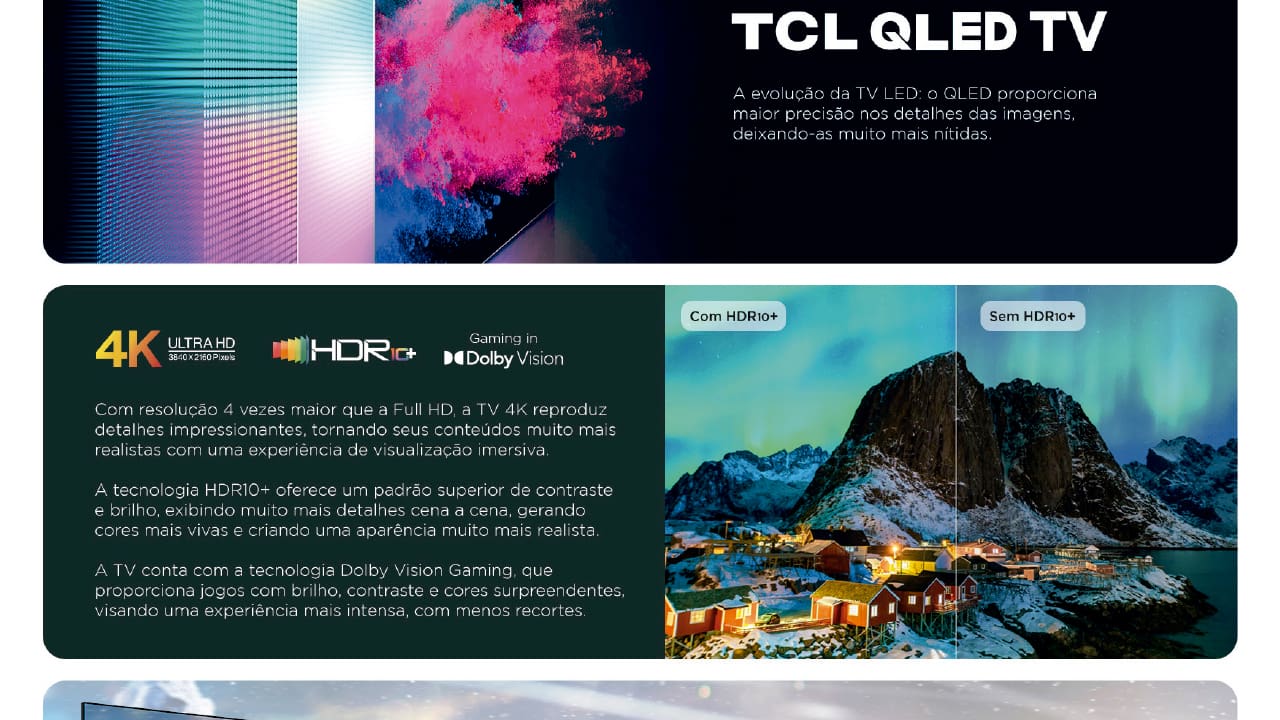 Smart TV 50" QLED 4K Ultra | Extra