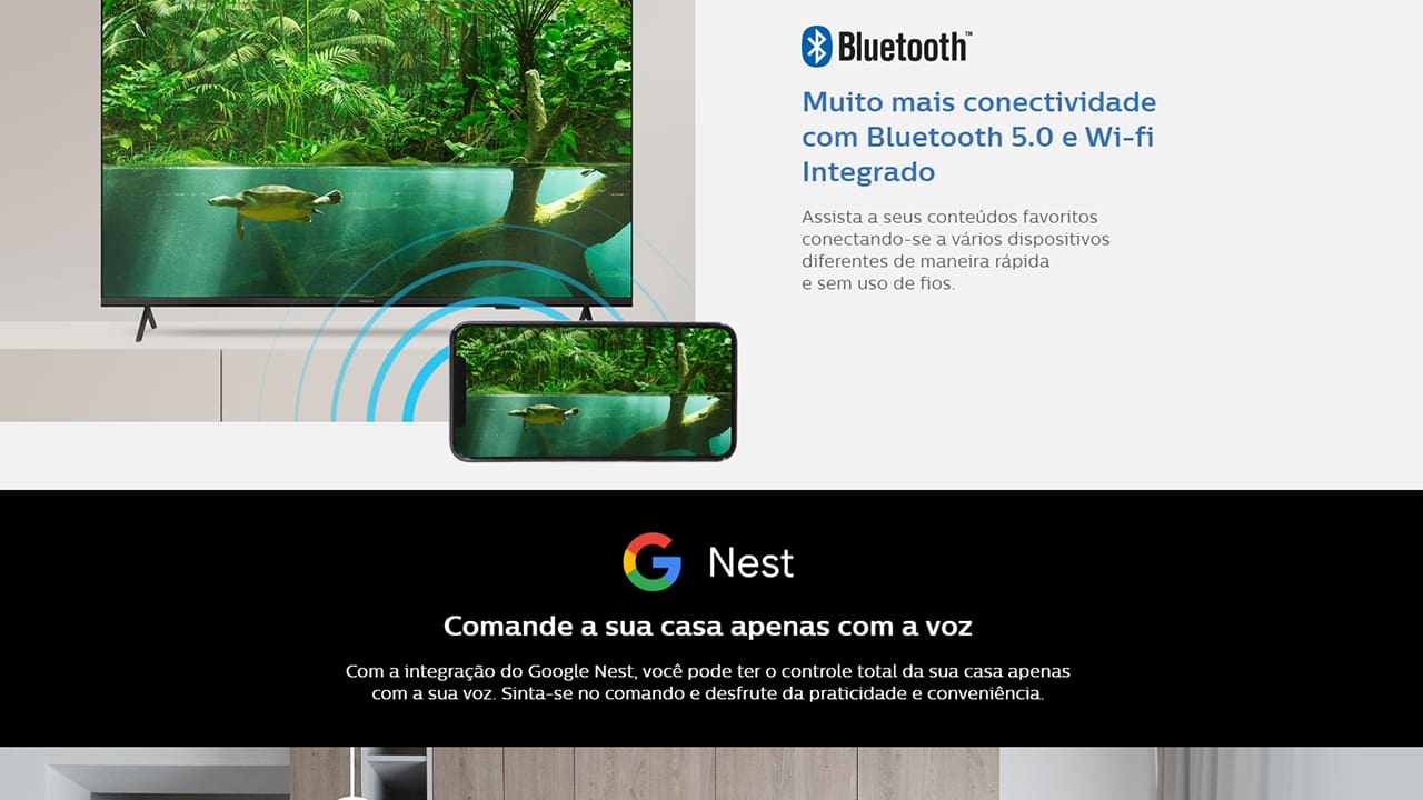 Smart TV 65" UHD 4K Philips | Extra