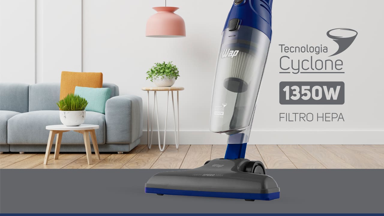 Aspirador de Pó Vertical Wap 3 em 1 High | Ponto