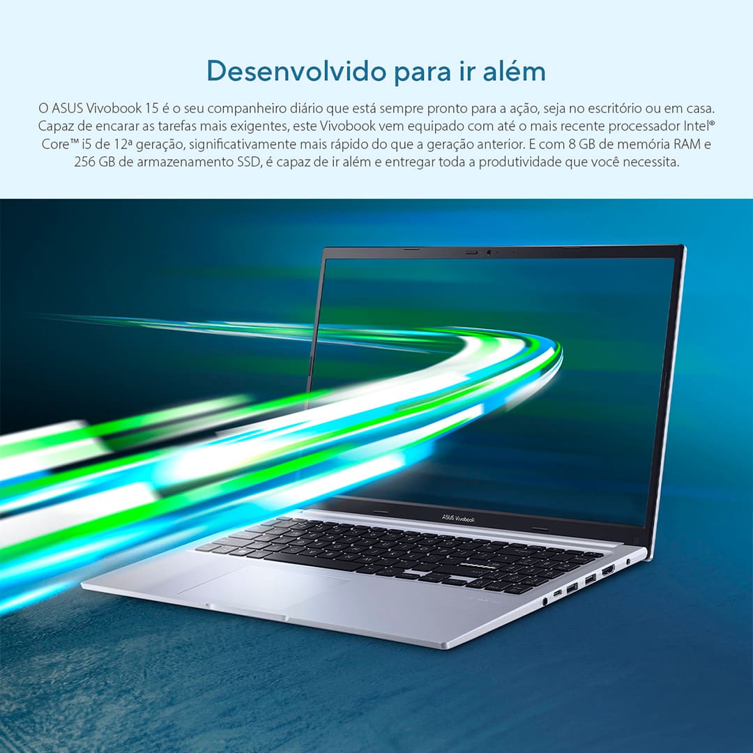 Notebook Asus Vivobook 15 com processador Intel | Extra
