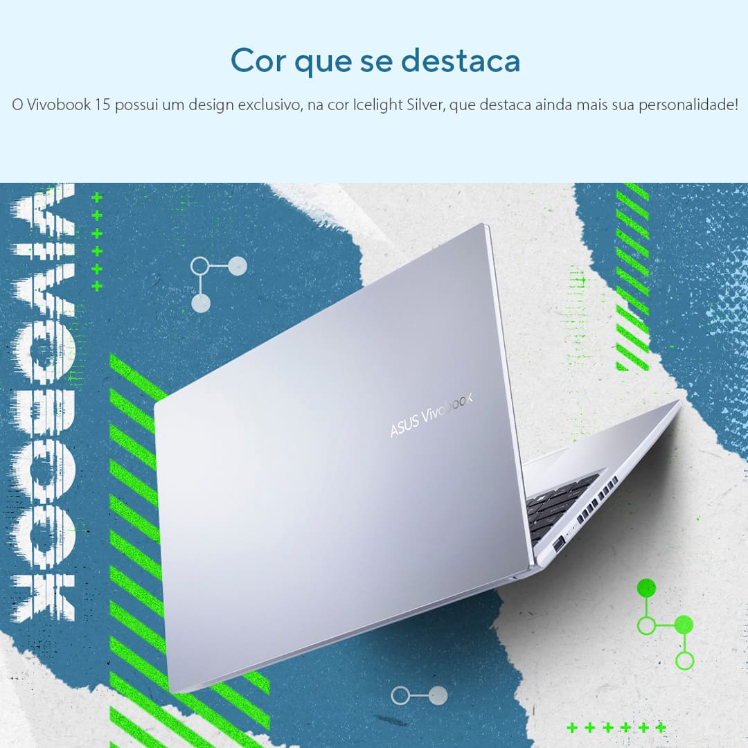 Notebook Asus Vivobook 15 com processador Intel | Ponto