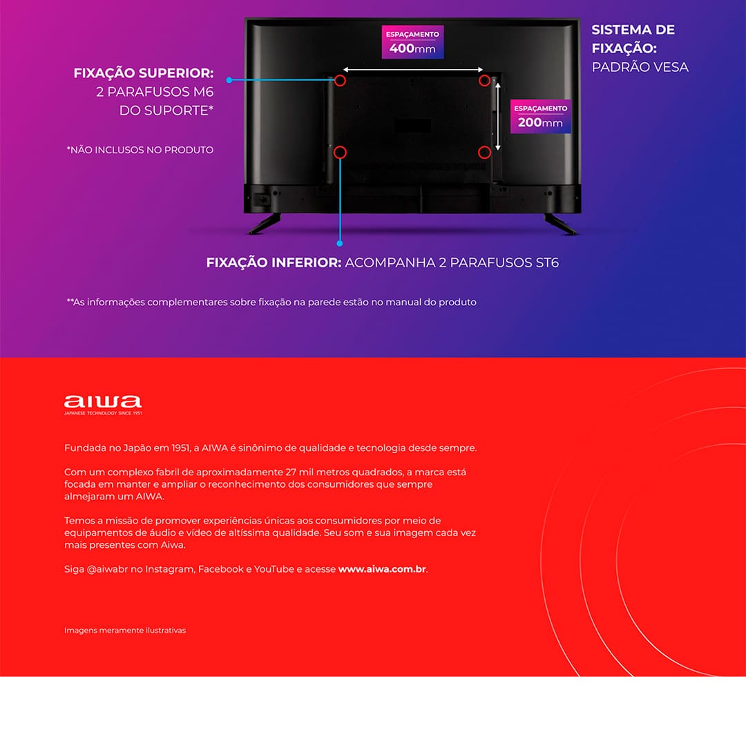 Smart TV 43" Aiwa Full HD | Ponto