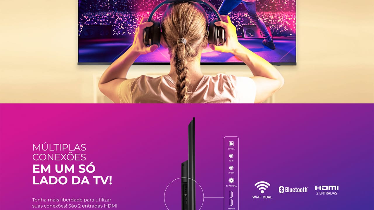 Smart TV 43" Aiwa Full HD | Ponto