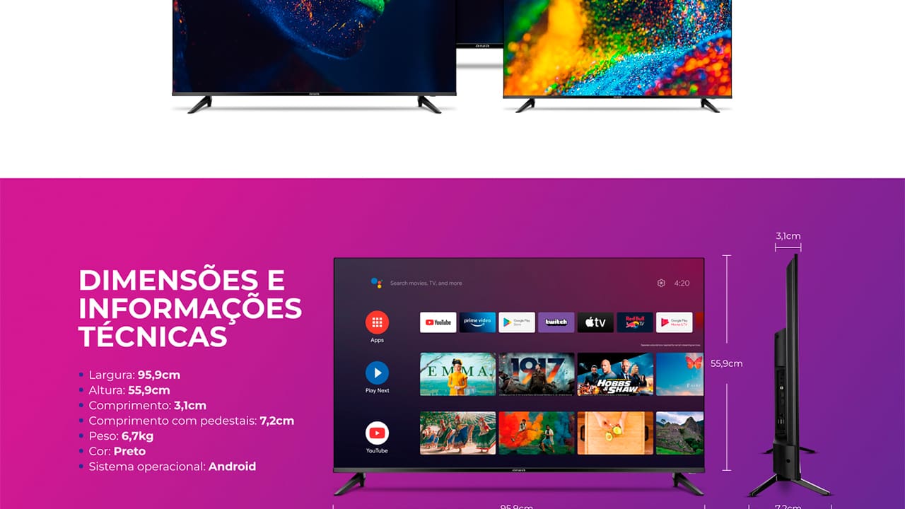 Smart TV 43" Aiwa Full HD | Extra