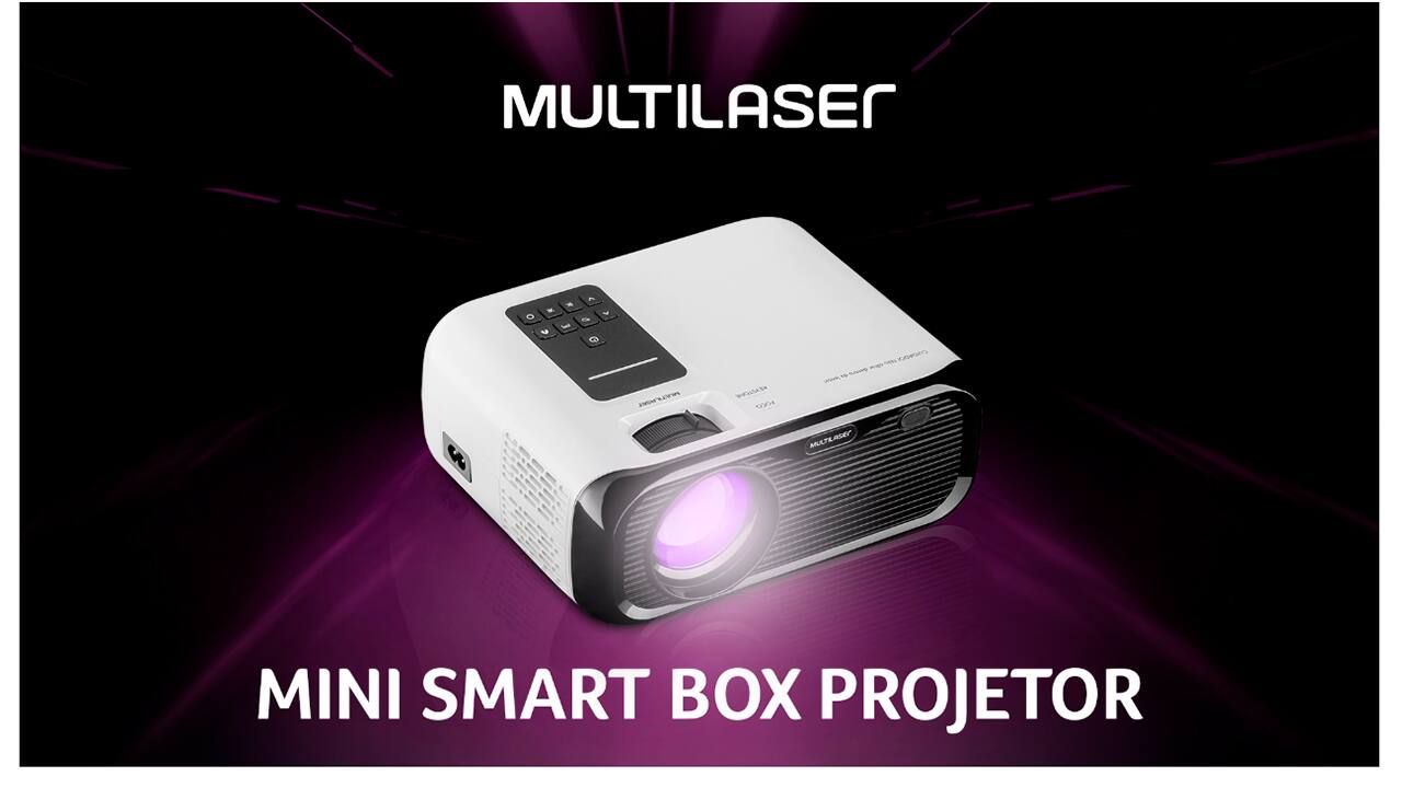 Projetor Multilaser Smart Screen Linux PJ003 | Extra