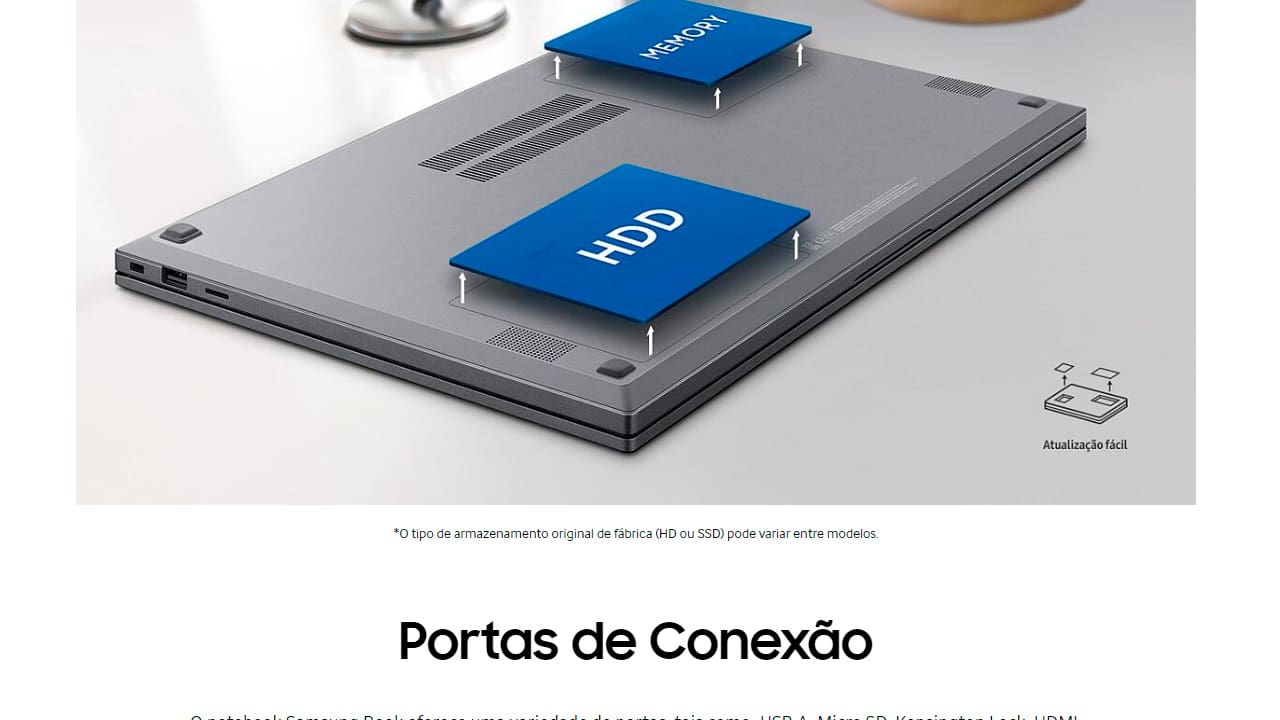 Notebook Samsung Dual Core 4GB 500GB | Ponto