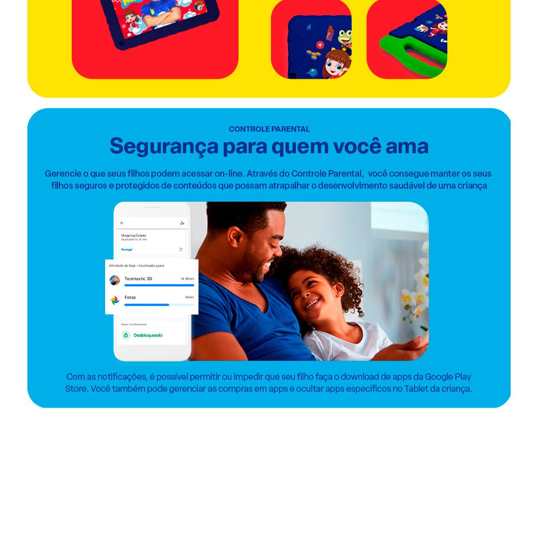 Tablet Infantil Multi Luccas Neto NB423 | Ponto