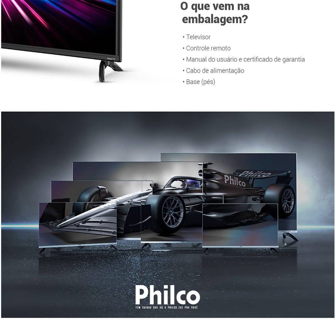 Smart TV LED 42" Philco Full | Ponto