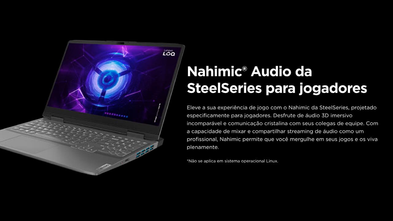 Notebook Gamer Lenovo LOQ Intel Core | Ponto