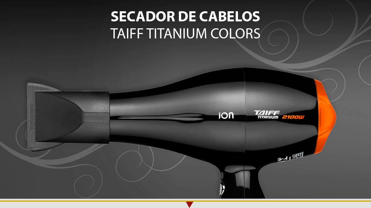 Secador de Cabelos Taiff Titanium Colors com Emissão | Ponto