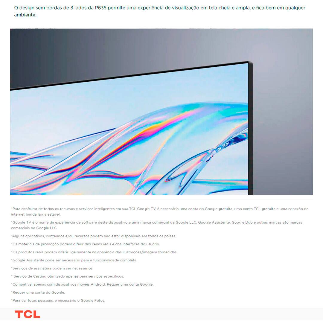 Smart TV LED 50" 4K TCL | Extra