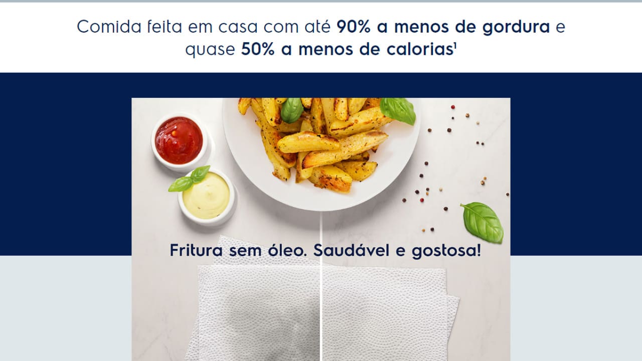 Fritadeira Elétrica Sem Óleo Air Fryer Electrolux | Ponto