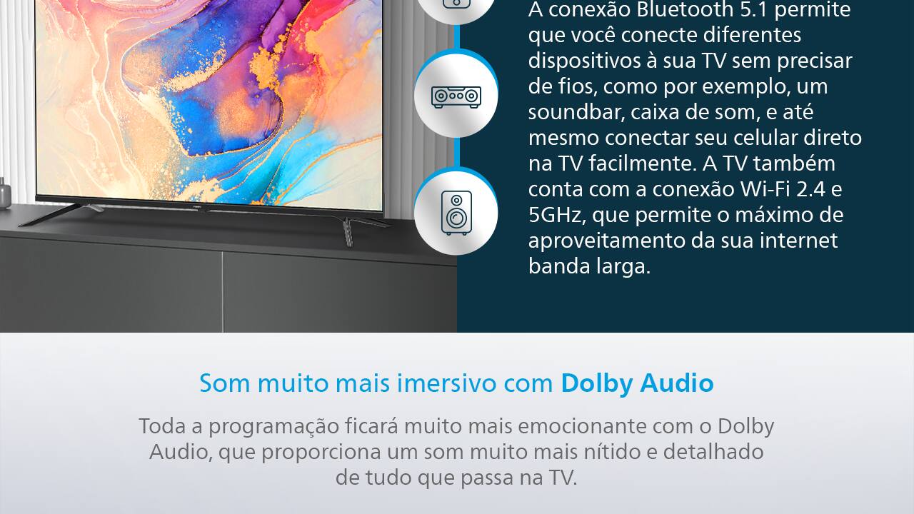 Smart TV LED 55" Ultra HD | Ponto