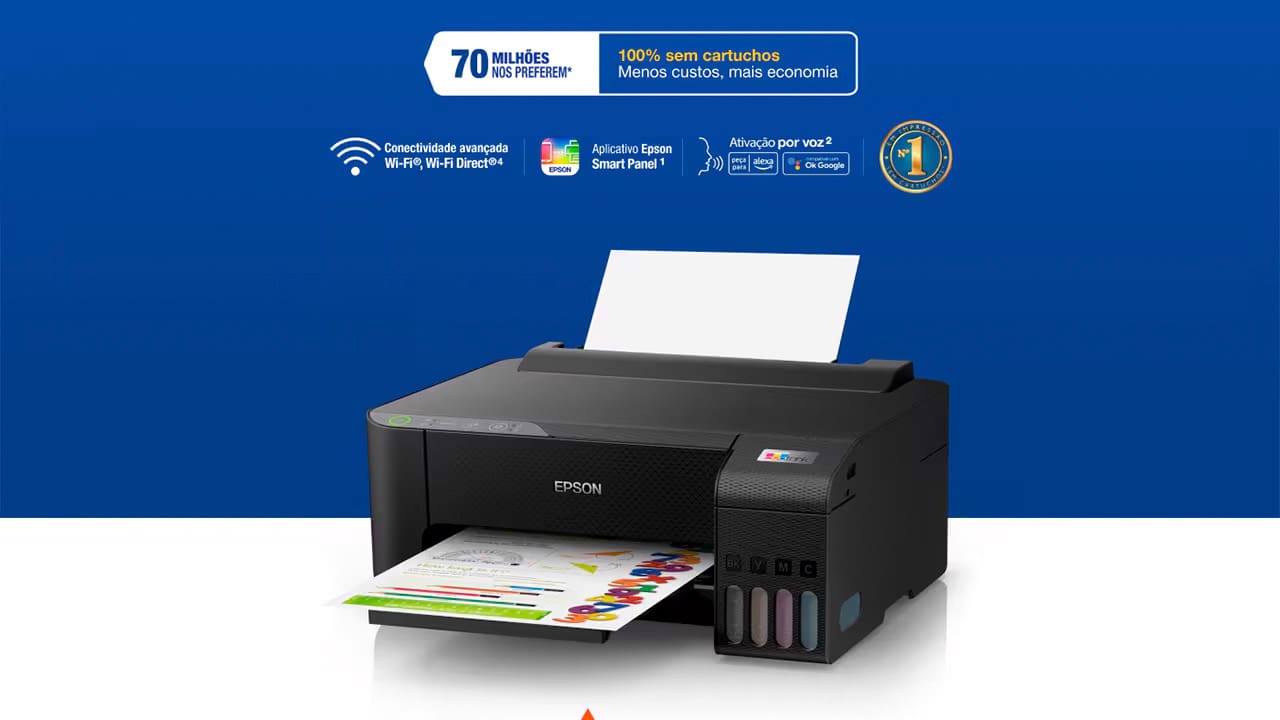 Impressora Tanque de Tinta Epson EcoTank L1250, | Extra