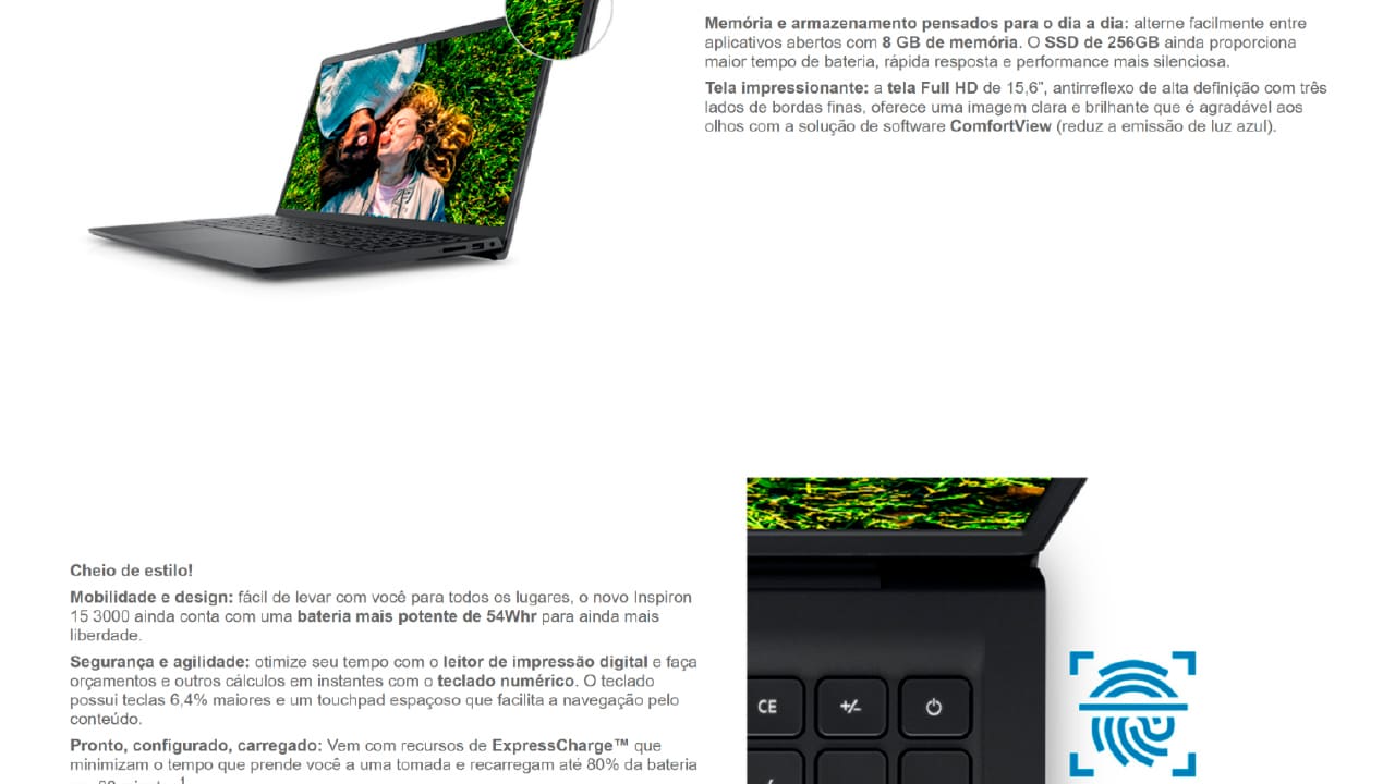 Notebook Dell Core i5-1135G7 8GB 256GB | Extra