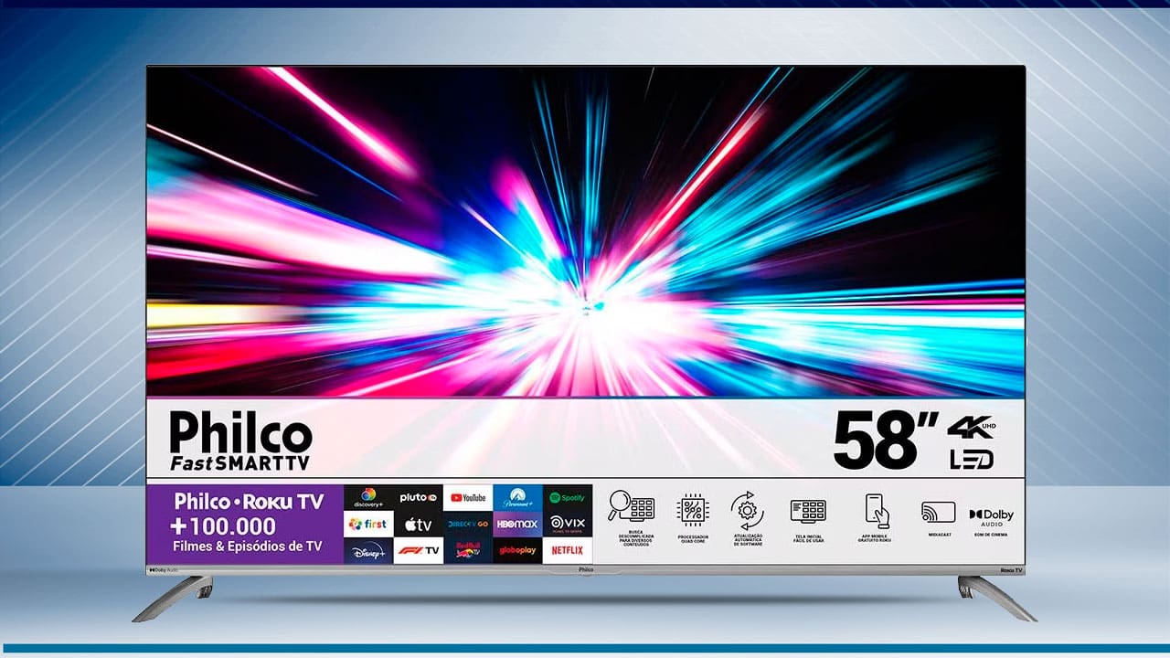 Smart TV LED 58" 4K Philco | Ponto