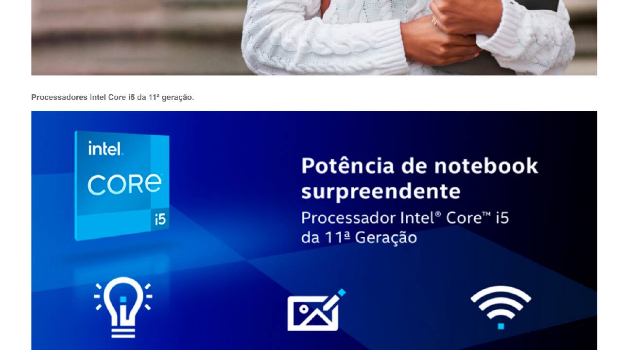 Notebook Dell Core i5-1135G7 8GB 256GB | Ponto